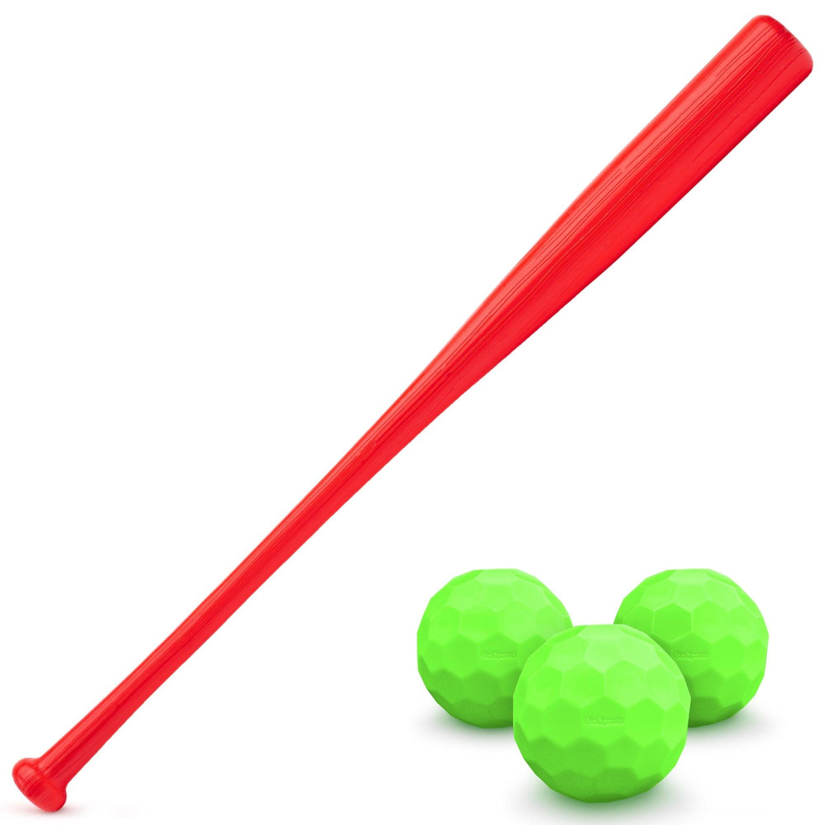 GoSports LotBall Backyard Baseball Bat and Ball Set - Plastic Baseball ...