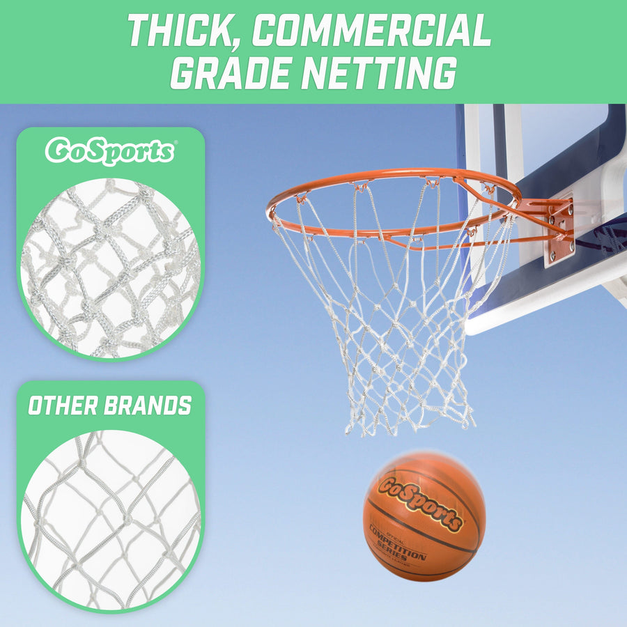 GoSports Basketball Hoop Net Replacement - Heavy Duty for Indoor & Out ...