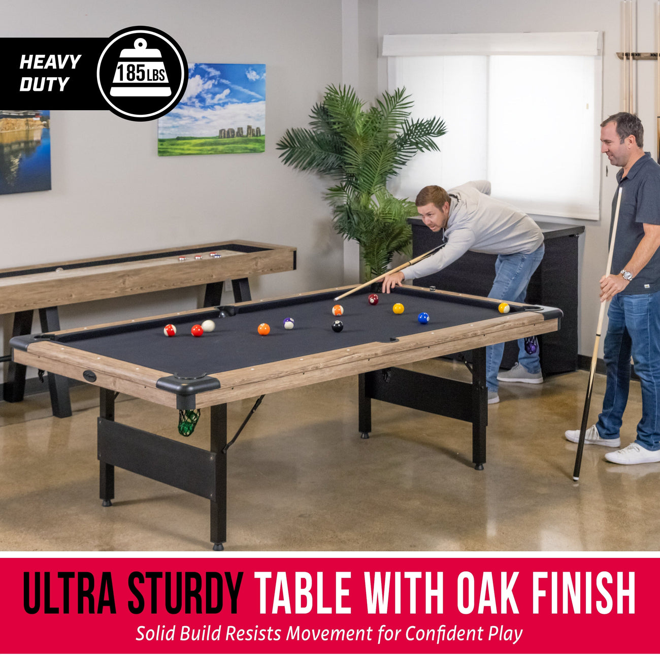 GoSports 8 ft Billiards Tables - No Assembly, Choose Your Color - Port ...