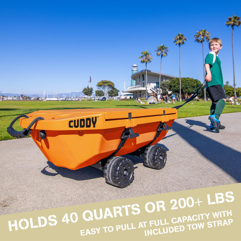 Cuddy 40 QT Floating Cooler and Dry Storage Vessel with Cuddy Crawler ...