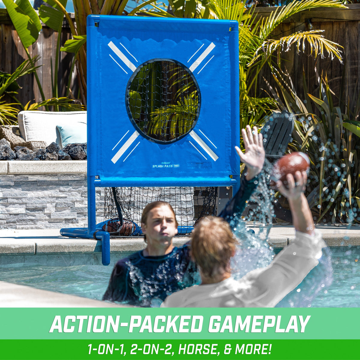 GoSports Splash Pass PRO Pool Football Game – PlayGoSports.com