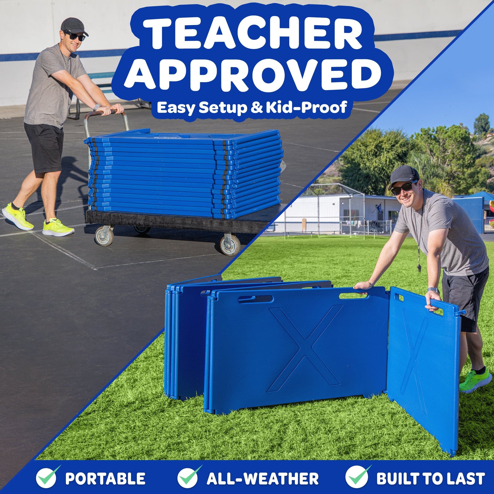 GoSports Gaga Ball Pit - 15 ft, 20 ft or 25 ft Portable Indoor/Outdoor ...
