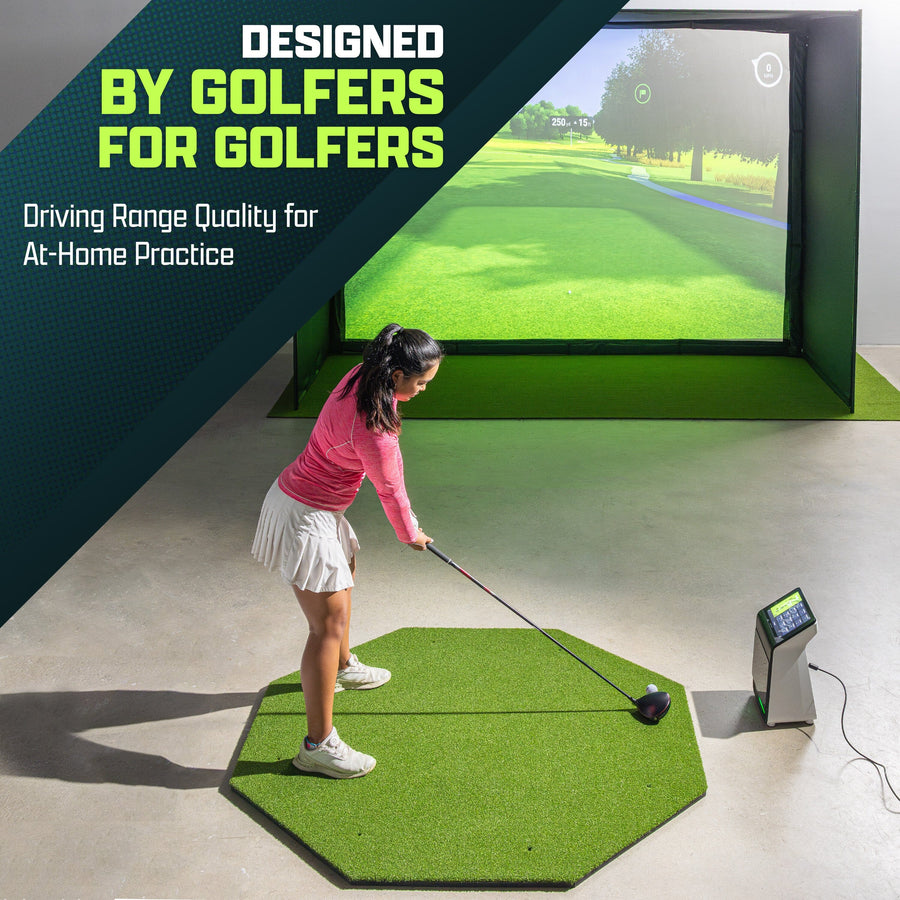 Golf Hitting Mats & Golf Practice Turf for Indoor Swing Training ...