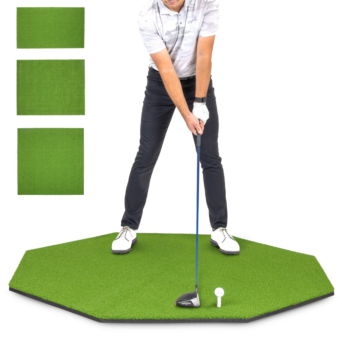 Golf Hitting Mats & Golf Practice Turf for Indoor Swing Training ...