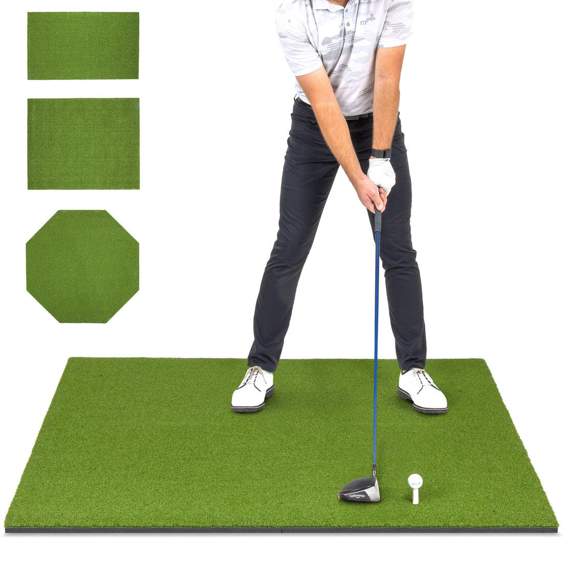 Golf Hitting Mats & Golf Practice Turf for Indoor Swing Training ...