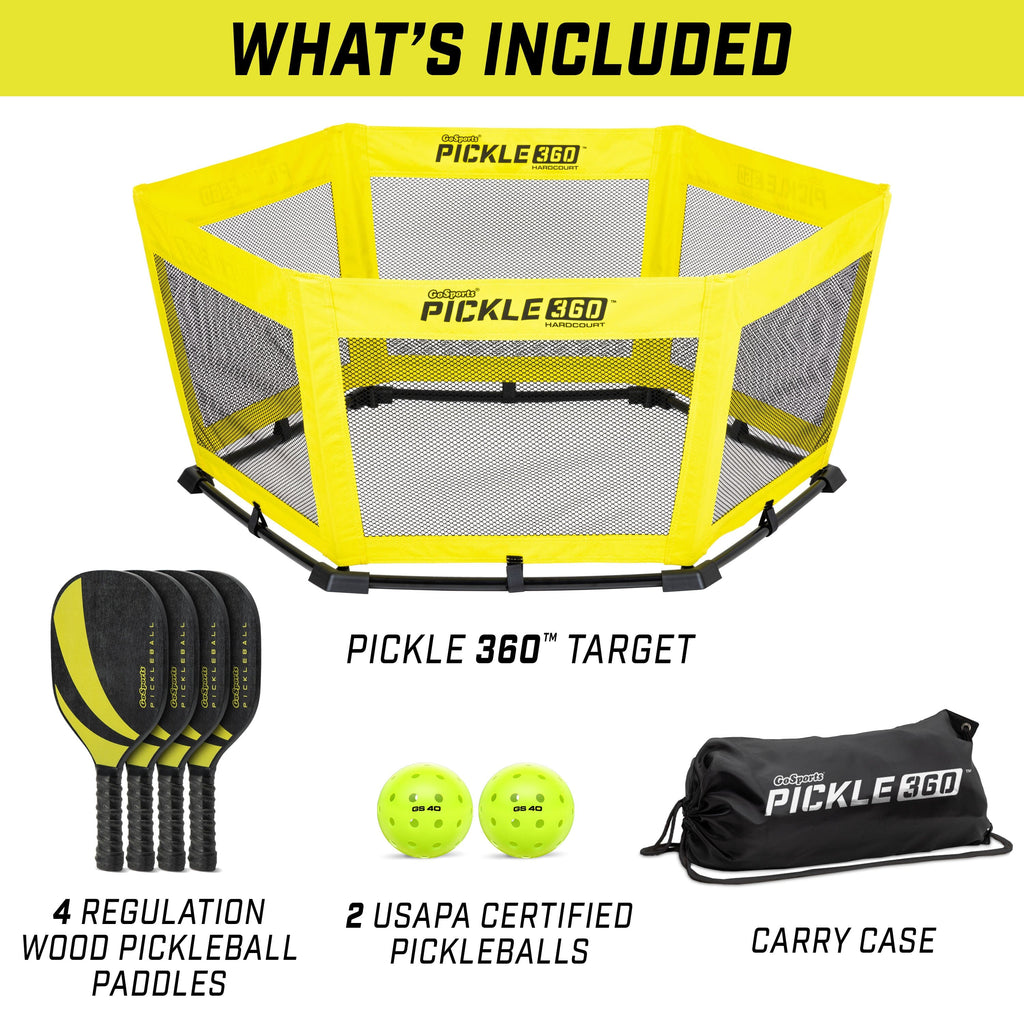 GoSports Pickle 360 Game Set for Kids and Adults - Pickleball Meets Ro ...