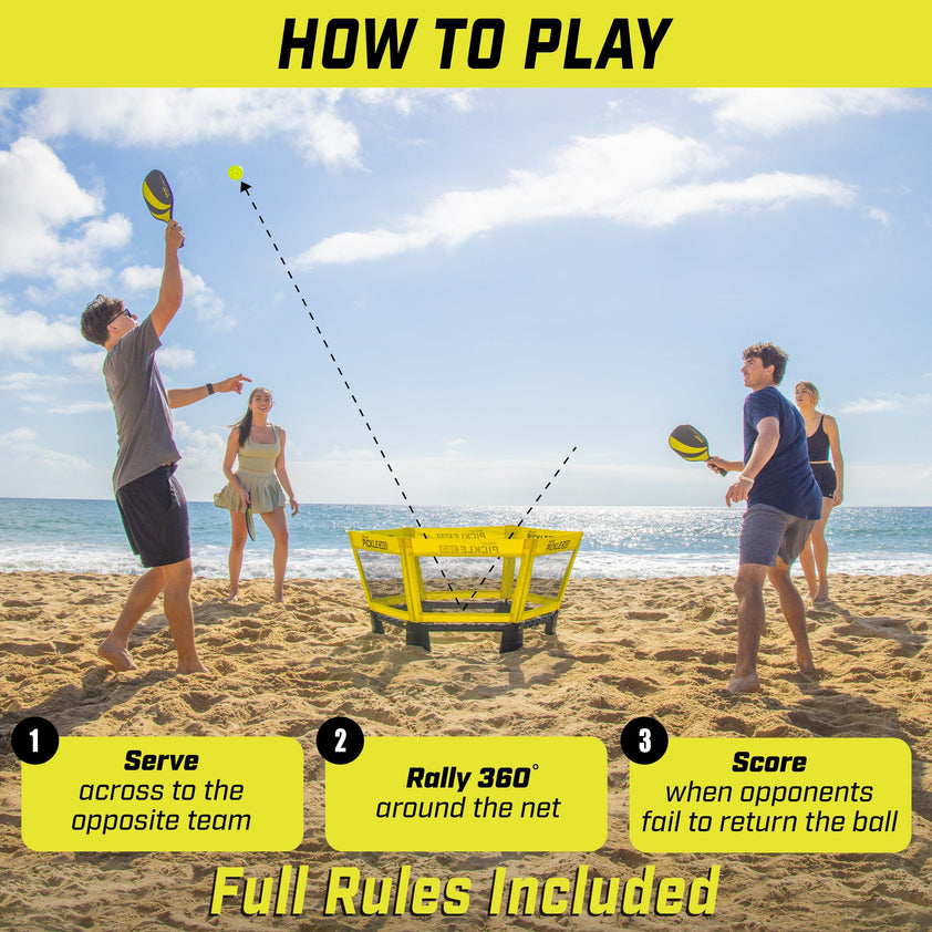 GoSports Pickle 360 Game Set for Kids and Adults - Pickleball Meets Ro ...