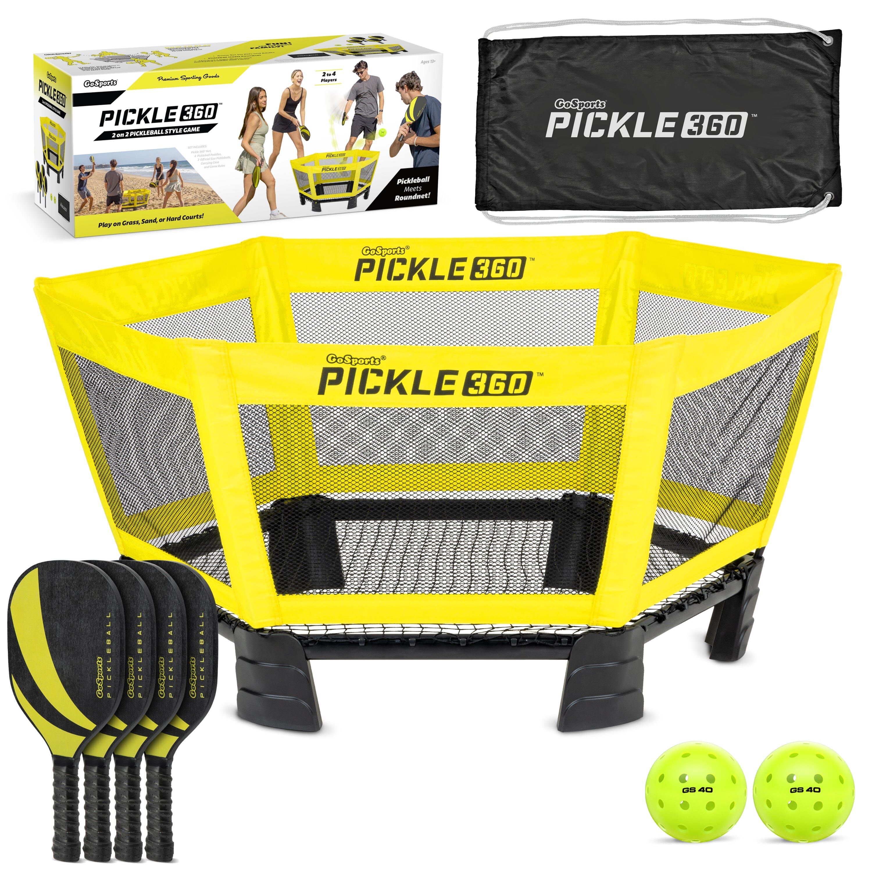 GoSports Pickle 360 Game Set for Kids and Adults - Pickleball Meets Ro ...
