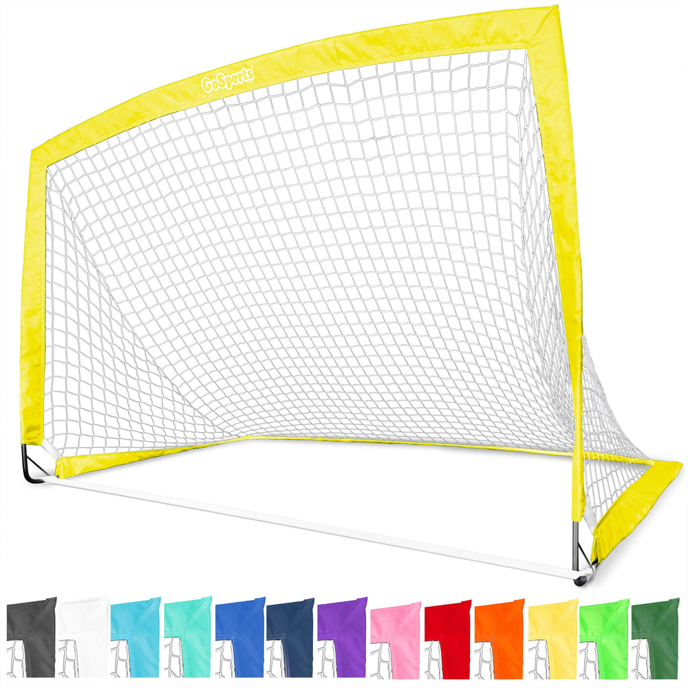 GoSports Team Tone Portable Soccer Goal for Kids - Pop Up Net for Back ...