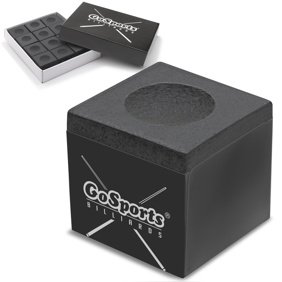 GoSports Premium Pool Cue Chalk Cube - 12 Pack – PlayGoSports.com