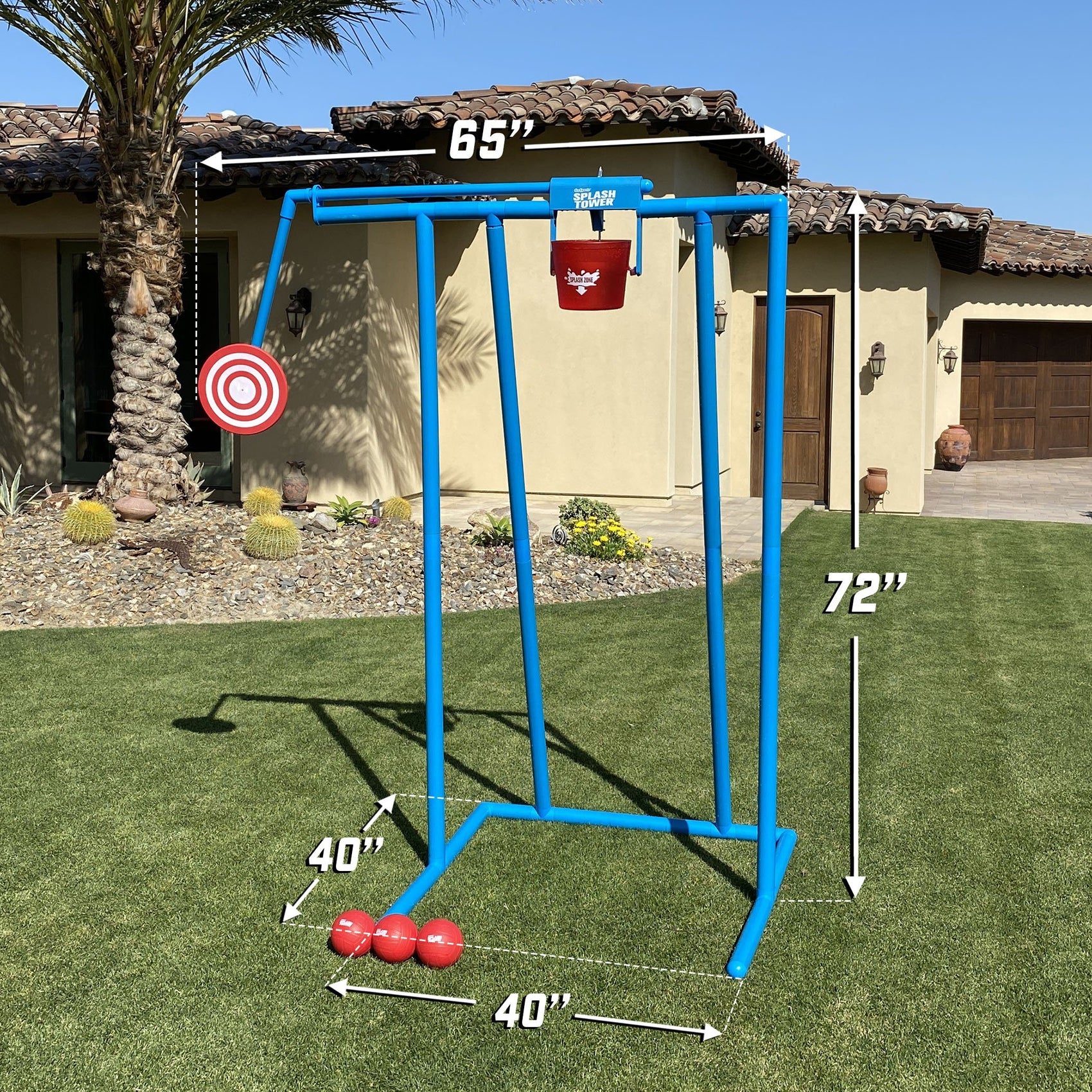 GoSports Splash Tower Dunk Tank Game – PlayGoSports.com