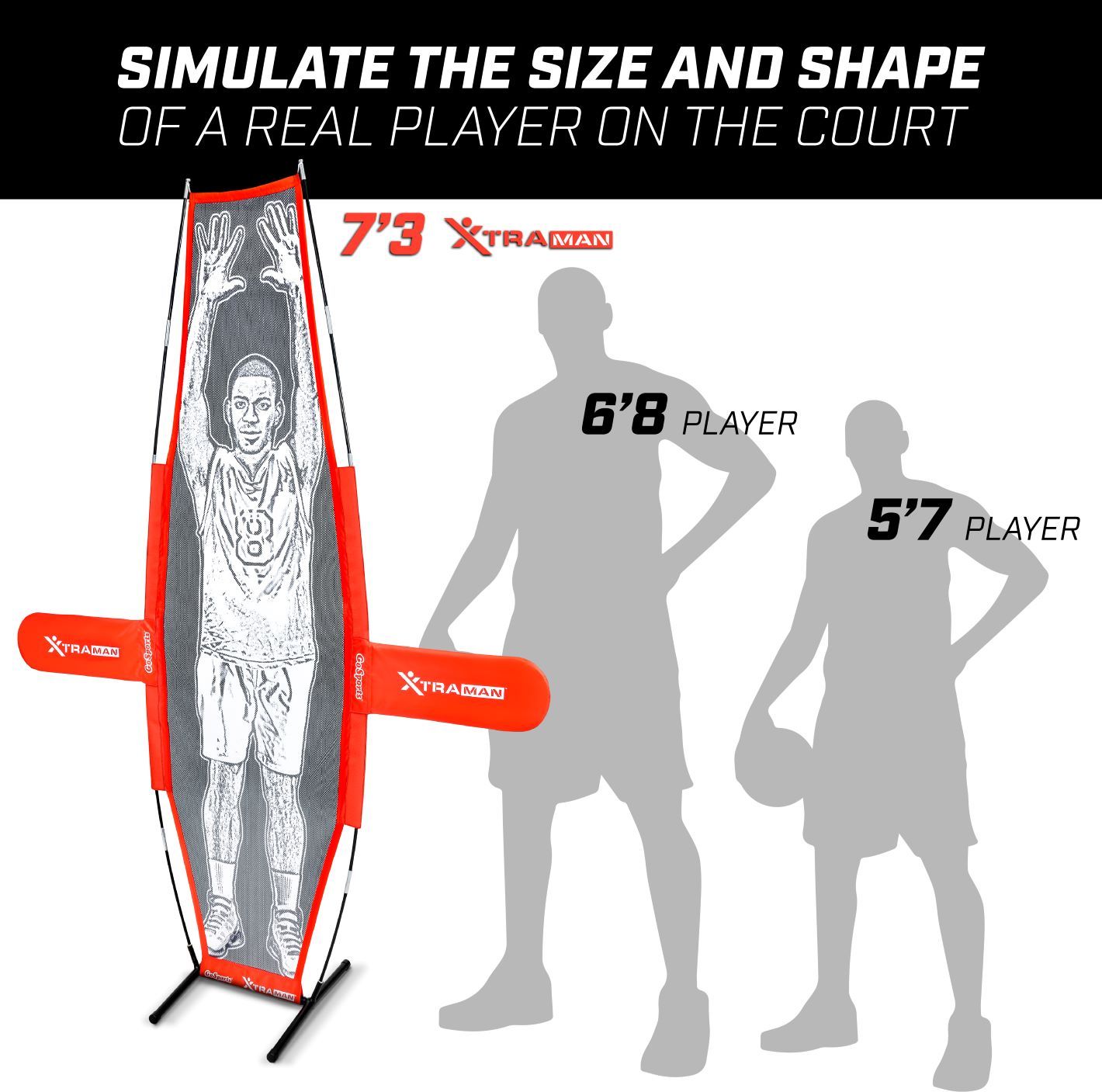 GoSports XTRAMAN Basketball Defender Training Dummy – PlayGoSports.com